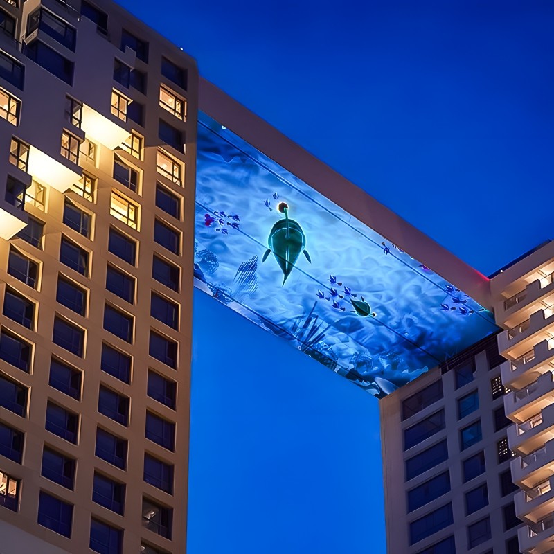 Outdoor Hologram Video 3D Mapping Projector For Wall Large Exhibitions