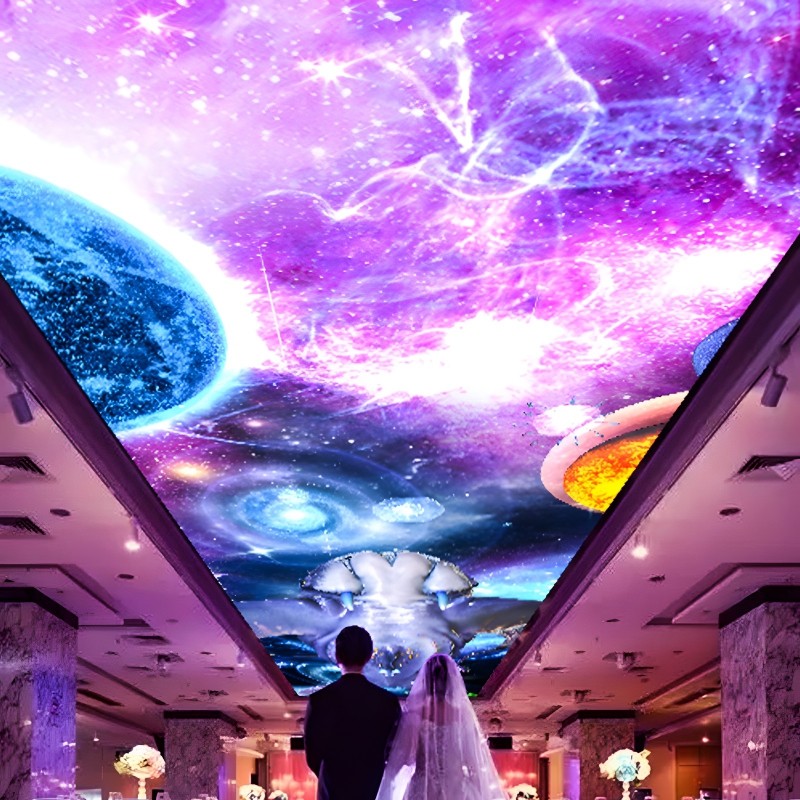 Interactive Projection Sky Screen Immersive Projector For Shopping Mall