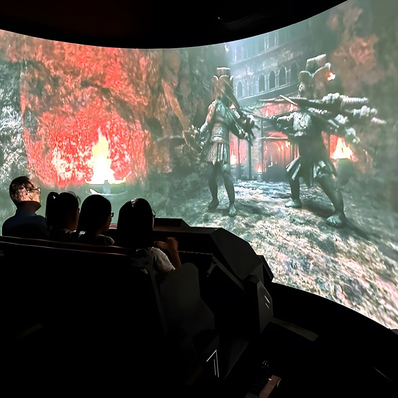 3 Rows 15 Seats Orbit Cinema 5D Visual Motion Immersive Track Cinema