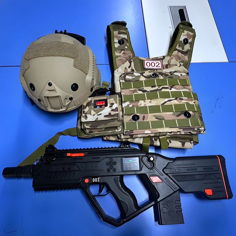 Commercial Gun And Vest Multiplayer Wireless Laser Tag Equipment Game ...