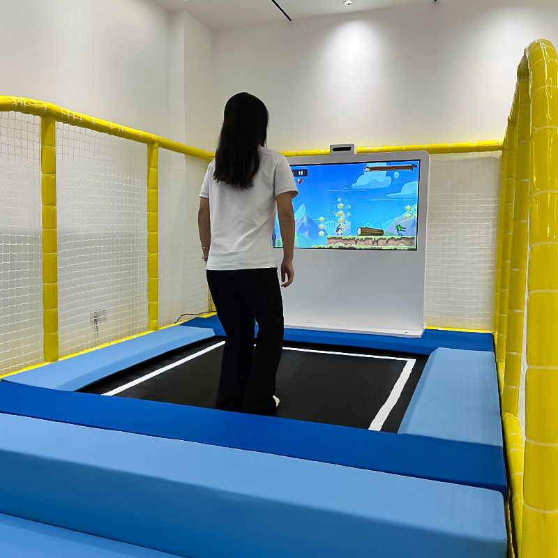 Trampoline Park Interactive Game System with 6 Games and 100-240V