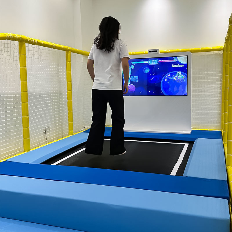 Interactive Trampoline Park with 6 Games for Kids and Adults 100-240V