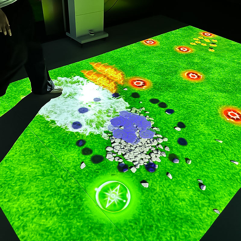 Mobile Interactive Ground Projection with 1280*800 Resolution