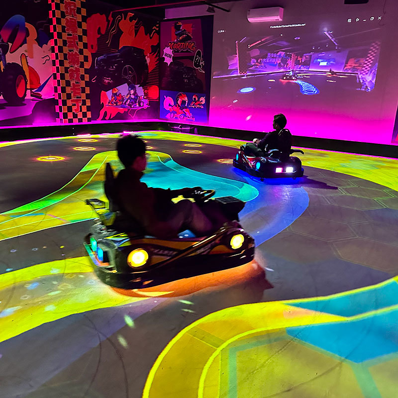 Interactive Go-Kart Racing Game with 1500W Power