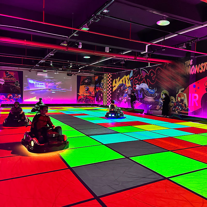 Interactive Go-Kart Racing Game with 1500W Power