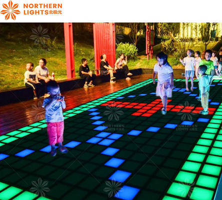 Jumping Game LED Dance Floor Tile Interactive Game Super Grid