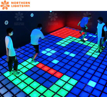 LED Dance Floor Tile Jumping Grid Interactive Game Super Grid