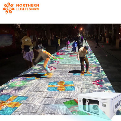 Store Mall Floor Projector Attract Attention Outdoor Floor Projection