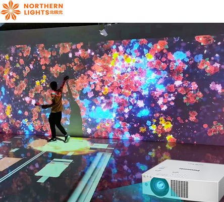 110V-250V Interactive Wall Projection Immersive For Exhibition Hall