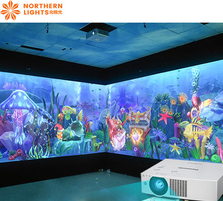 Holographic Interactive Wall Projector 3200 Lumen Immersive Wall For ...