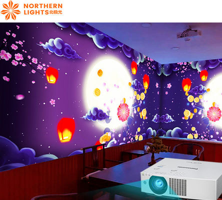 Holographic Interactive Wall Projector 3200 Lumen Immersive Wall For ...