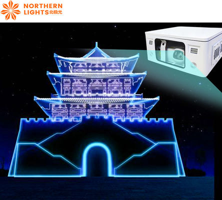Advertising Interactive Projection Mapping 8500 Lumen 3D Projection Mapping